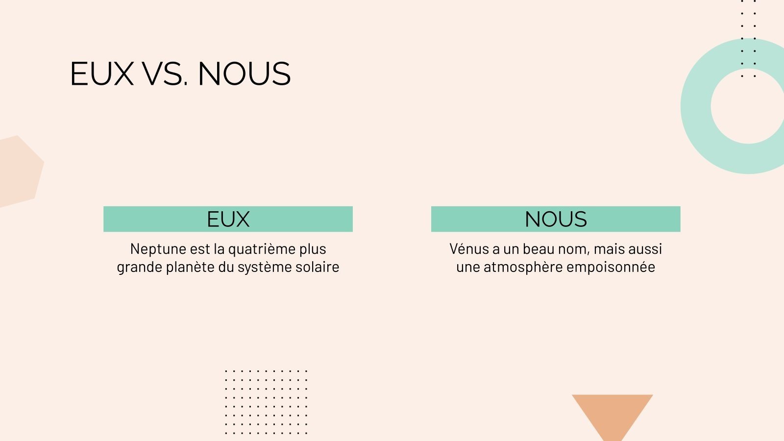 Basic & Minimalistic Geometric Memphis Pitch Deck