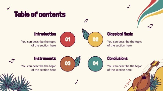 Clase para el mes de la música clásica | Google Slides y PPT