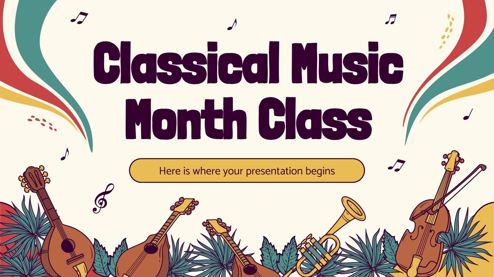 Free Music Google Slides themes and PowerPoint templates