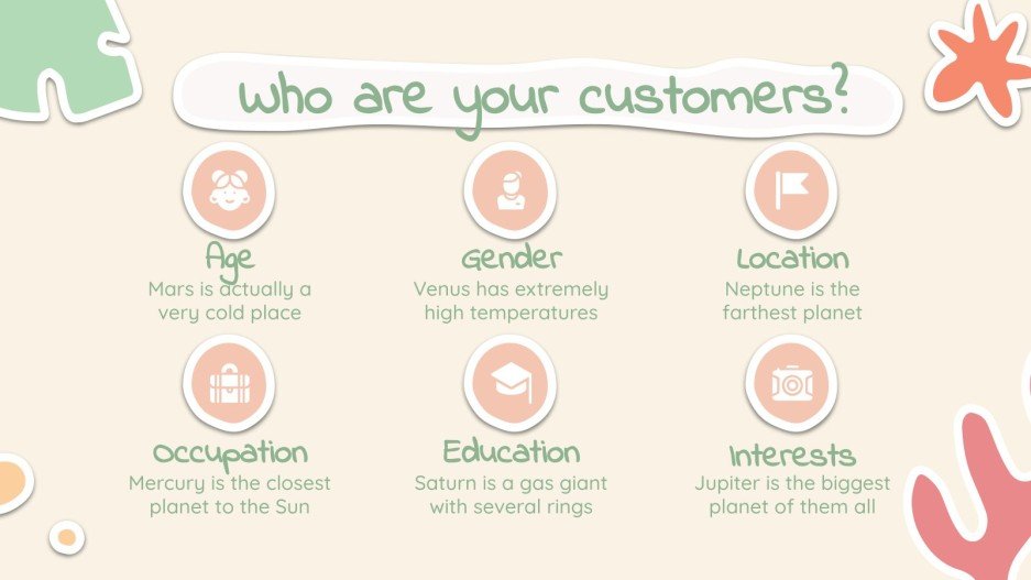 Cute Pastel Doodle Brand: Market Analysis Theme for Marketing