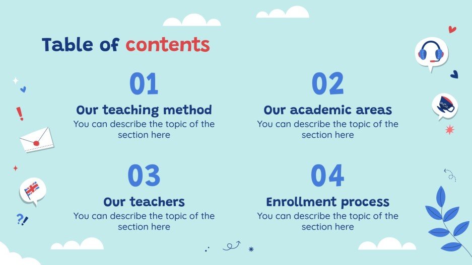 British English School Center | Google Slides & PPT