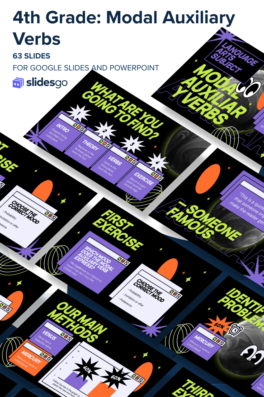 Language Arts: Modal Auxiliary Verbs | Google Slides & PPT