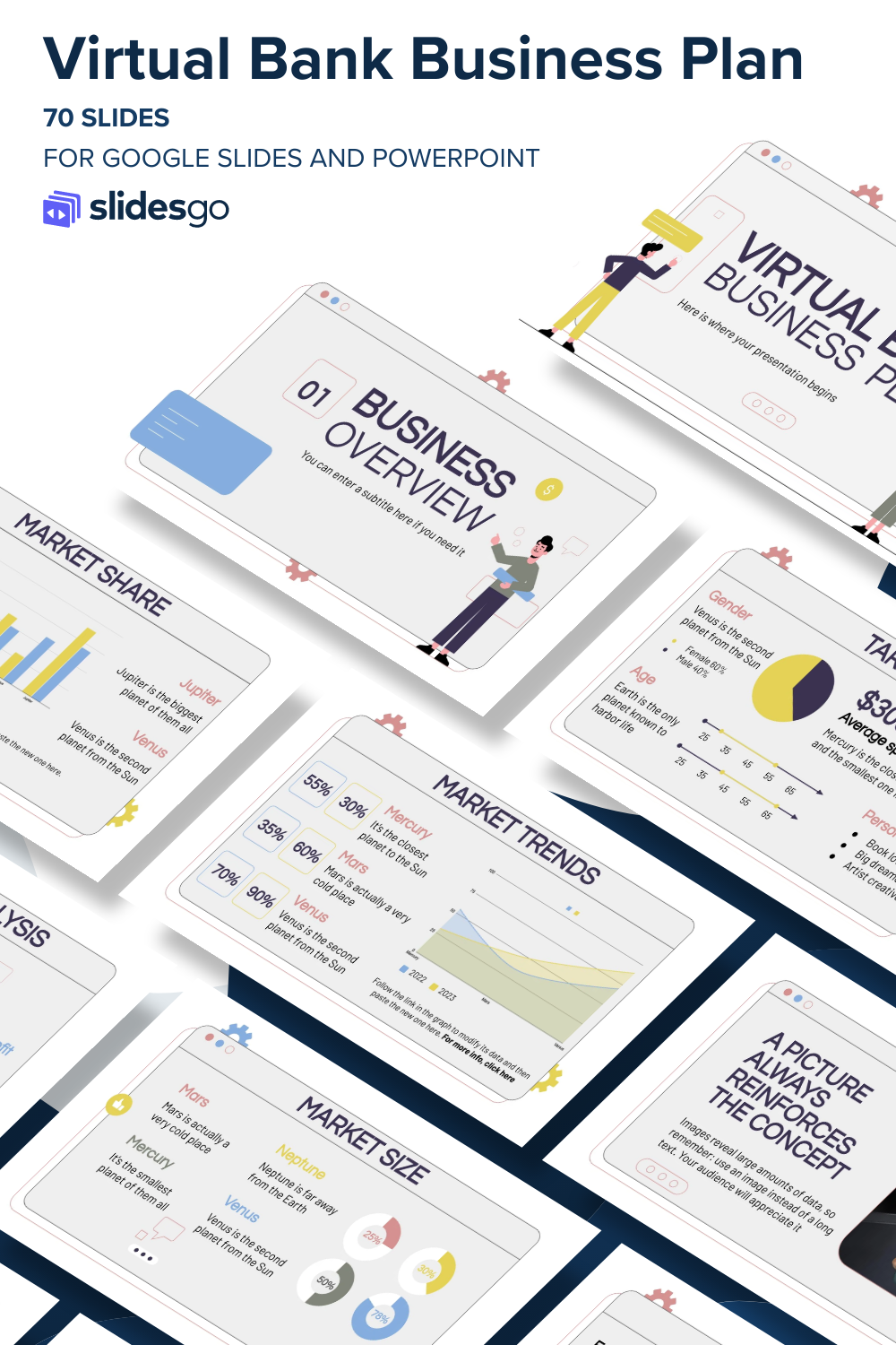 Virtual Bank Business Plan | Google Slides and PowerPoint