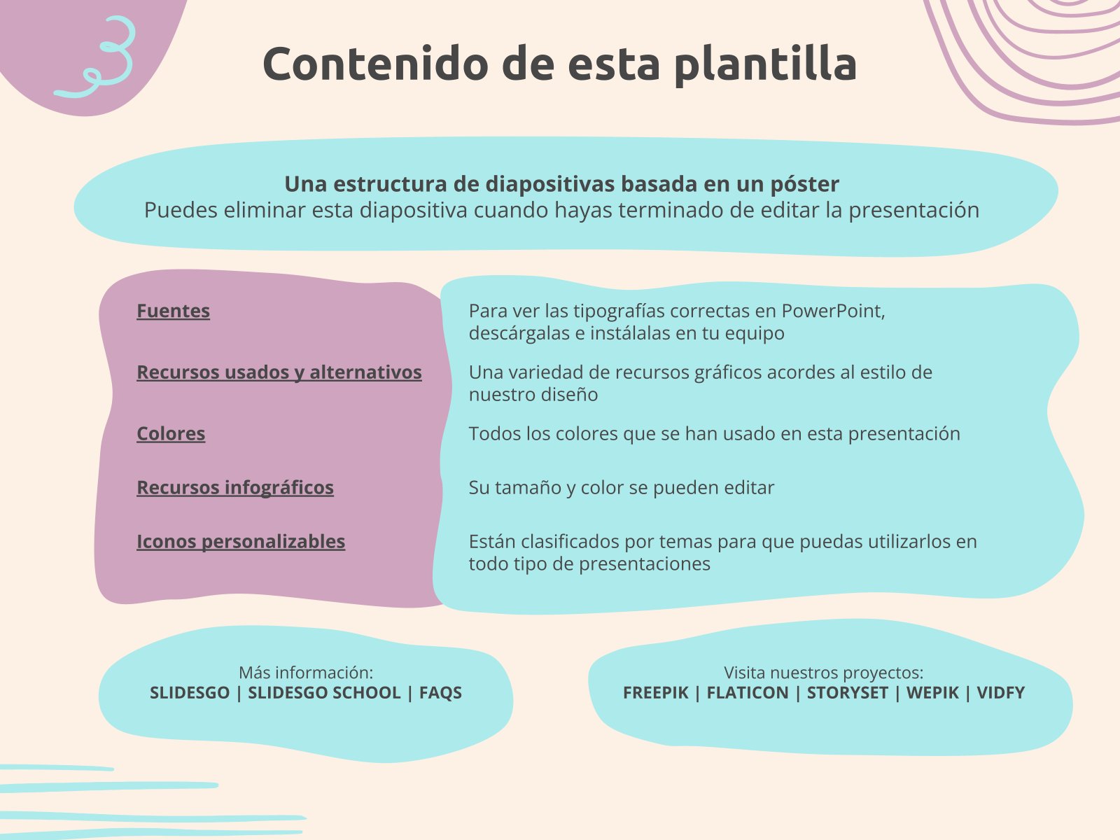 Soft Palette with Organic Shapes Style Research Poster