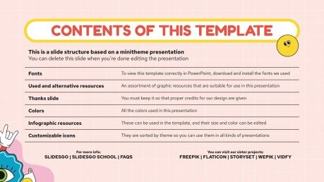 Funny Looking Cartoon Characters Minitheme | Google Slides