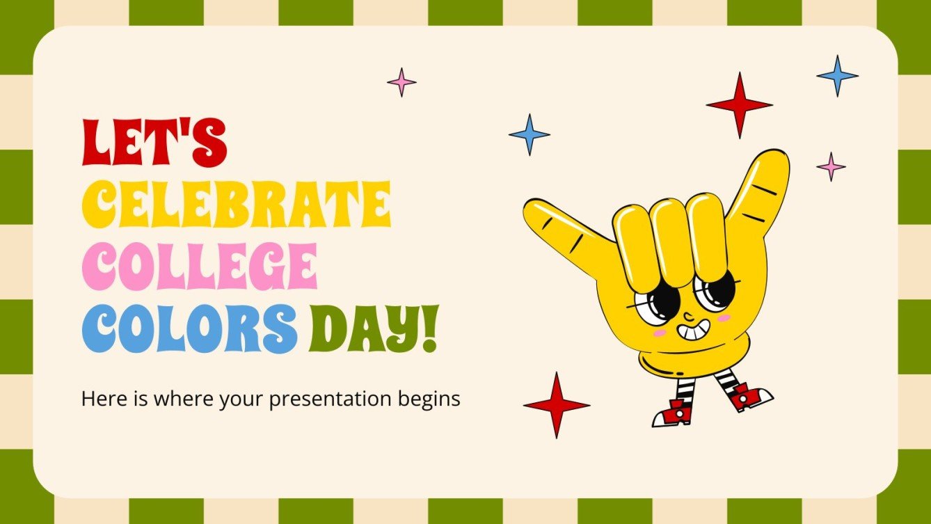 Let's Celebrate College Colors Day! | Google Slides & PPT