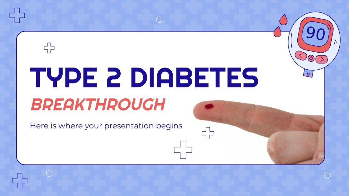 Plantillas gratis sobre diabetes para Google Slides y PowerPoint