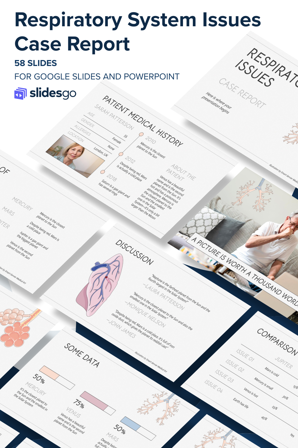 Respiratory System Issues Case Report | Google Slides & PPT