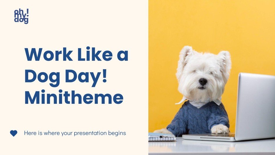 Free Dog-related Google Slides themes & PowerPoint templates