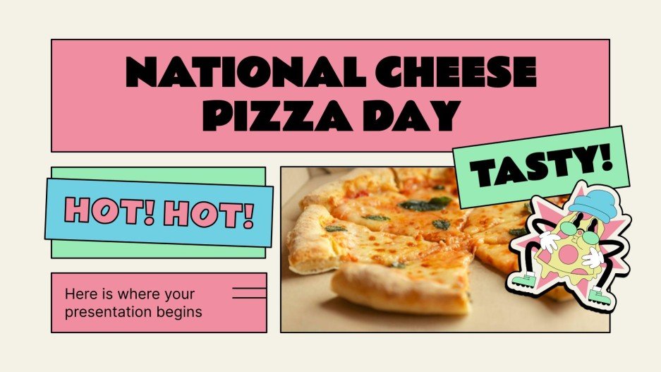 Plantillas gratuitas de Google Slides y PowerPoint sobre la pizza