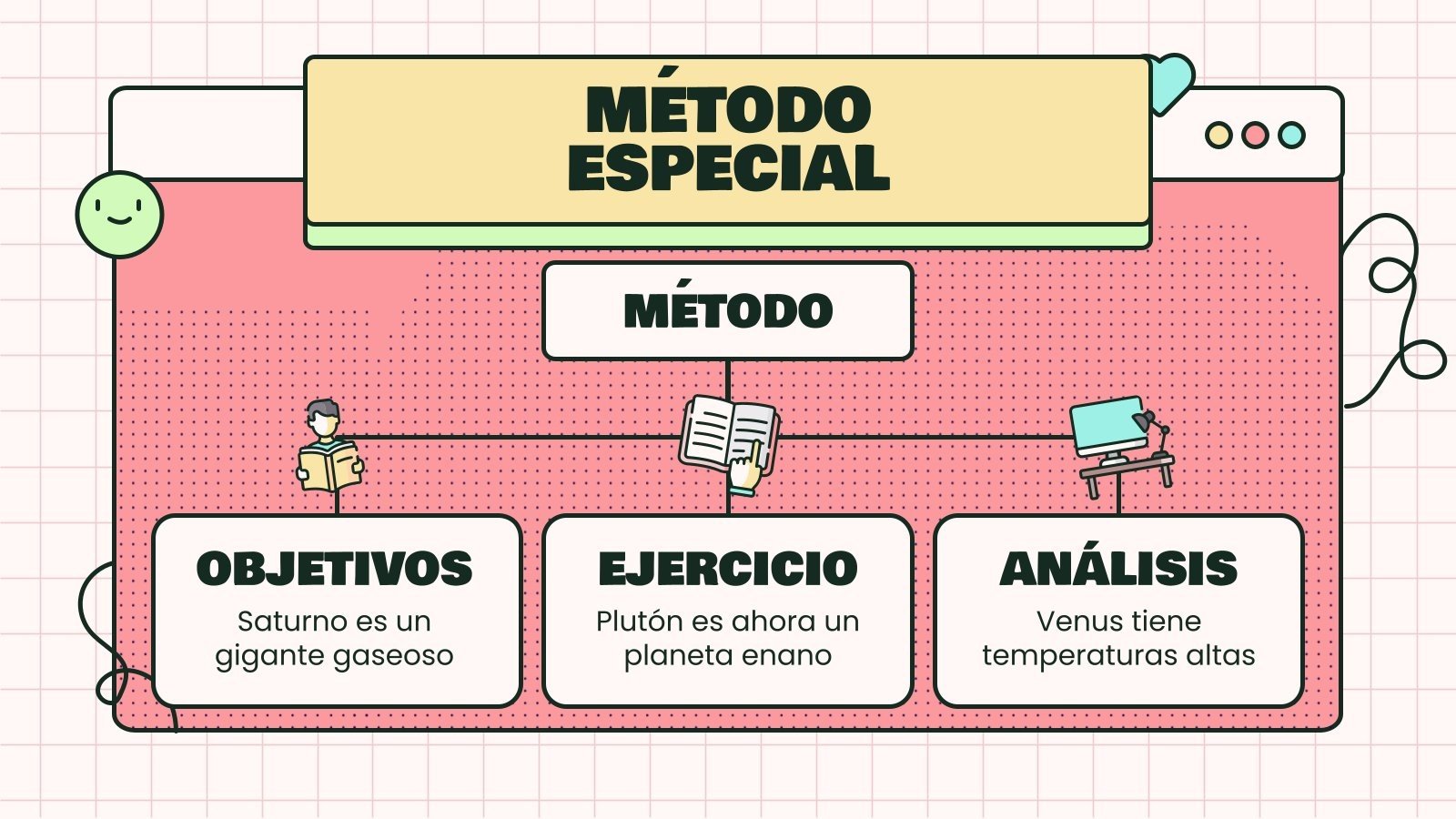 Interfaz en colores pastel: Escuela de código y programación