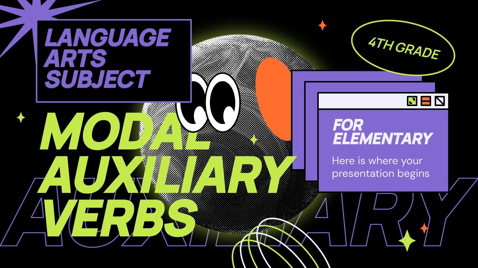 Language Arts: Modal Auxiliary Verbs | Google Slides & PPT