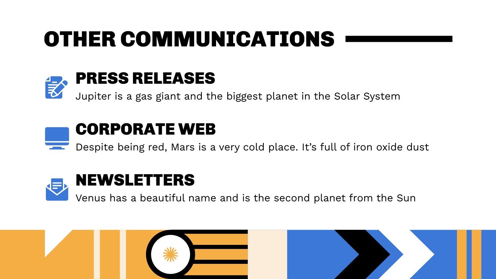 Internal & External Business Communication Plan | Google Slides