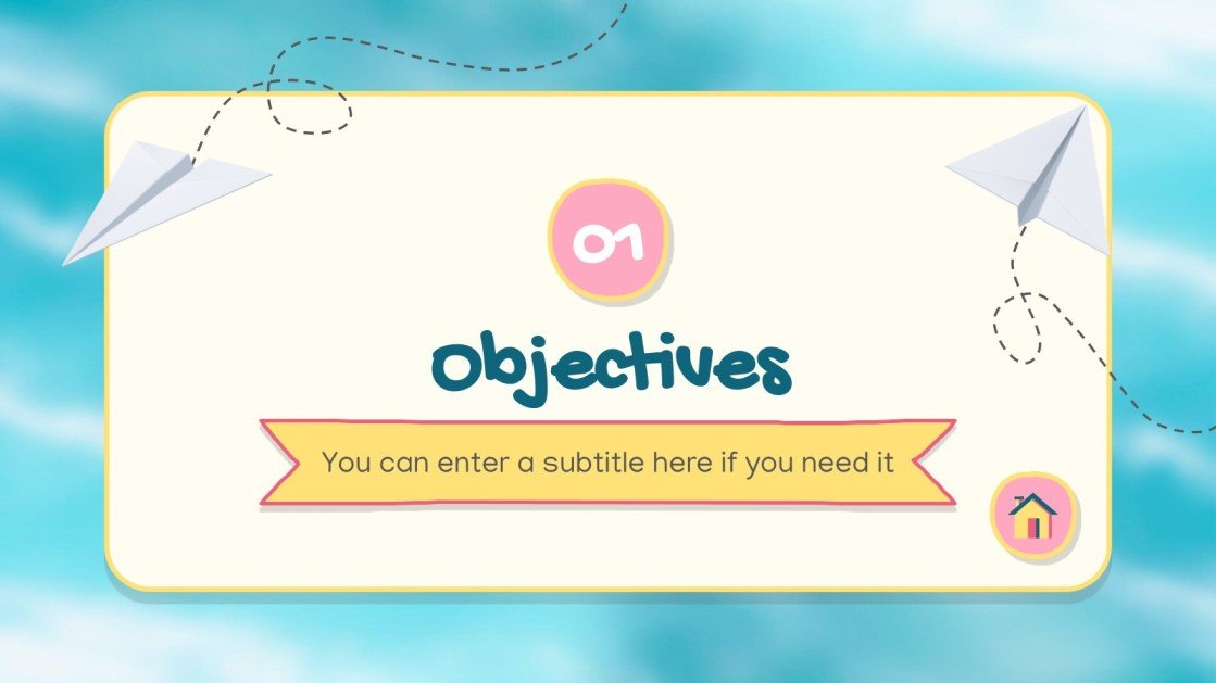 아이들을 위한 재미있는 종이비행기 수업 | Google Slides & PPT