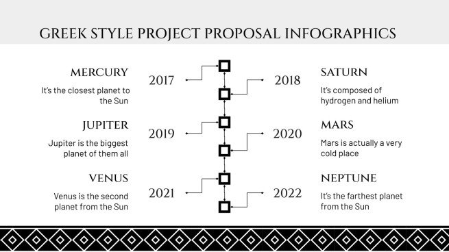 Greek Style Project Proposal Infographics