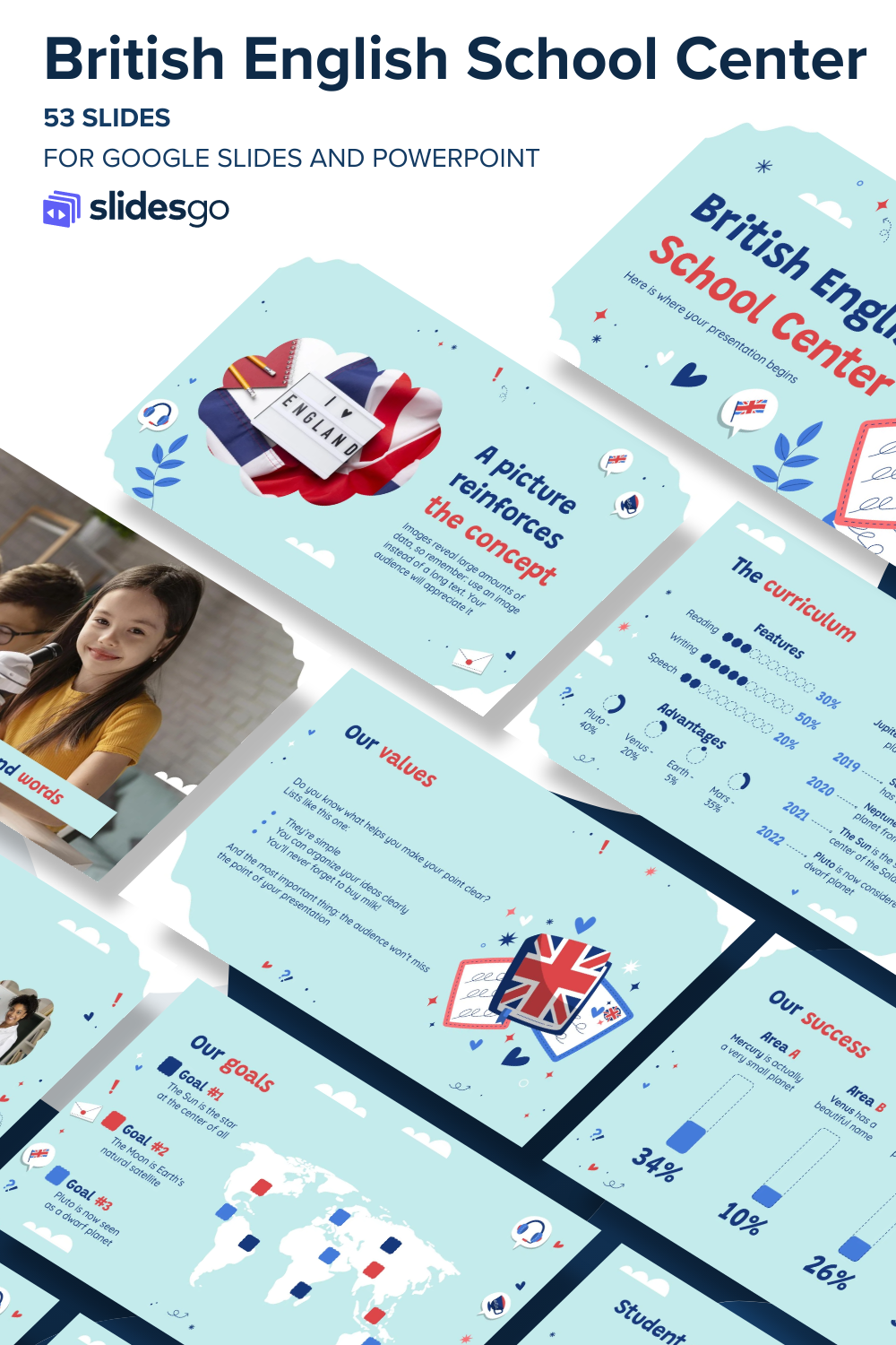 British English School Center | Google Slides & PPT