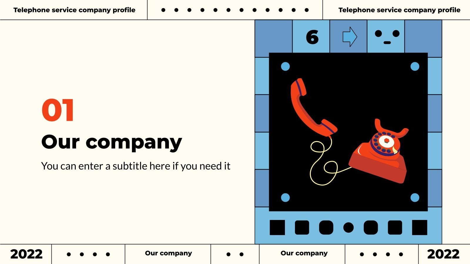 Telephone Service Company Profile | Google Slides & PowerPoint