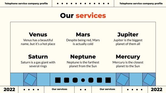 Telephone Service Company Profile | Google Slides & PowerPoint