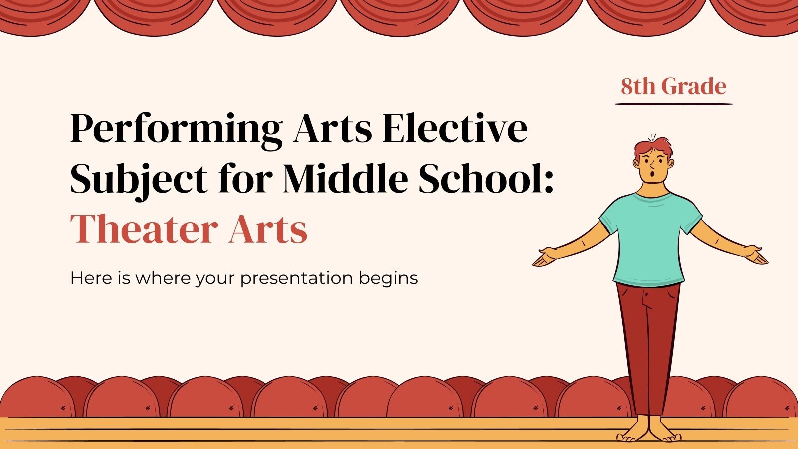 Performing Arts Subject for Middle School: Theater Arts