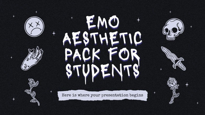 Emo Aesthetic Pack for Students | Google Slides & PowerPoint