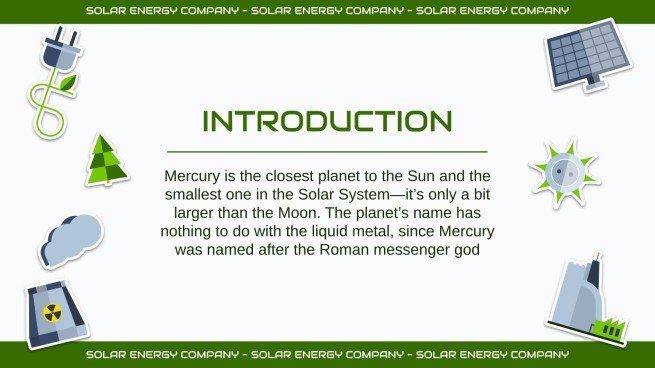 Solar Energy Company Pitch Deck | Google Slides & PowerPoint