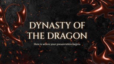 Free Google Slides and PPT Templates with Dragons