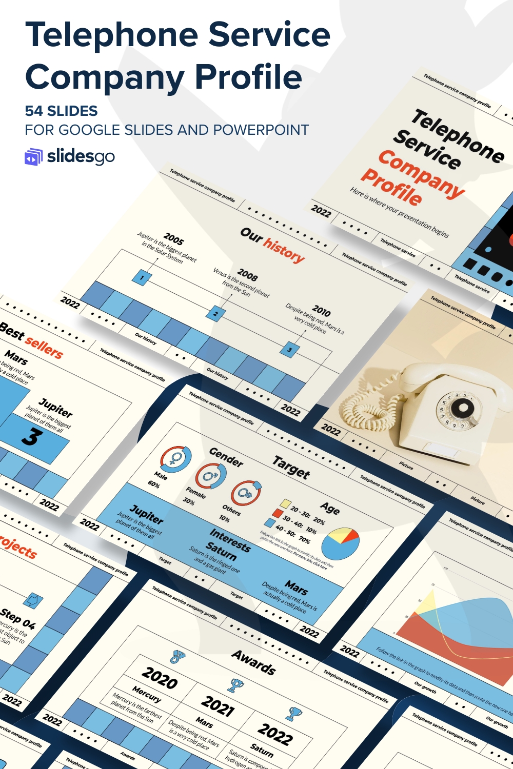 Telephone Service Company Profile | Google Slides & PowerPoint