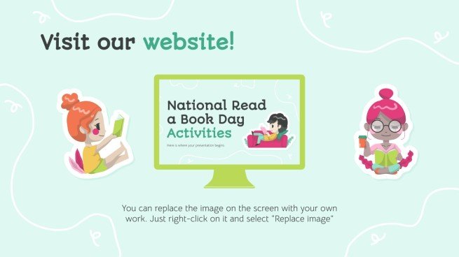 National Read a Book Day Activities | Google Slides & PPT