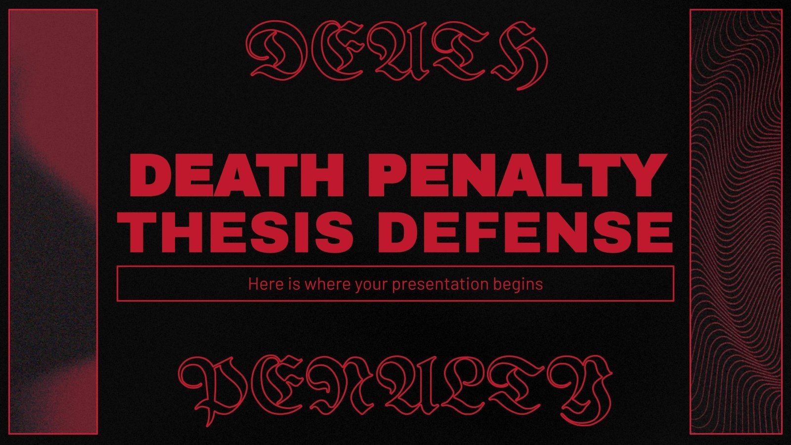 Free Thesis Defense Google Slides and PowerPoint Templates