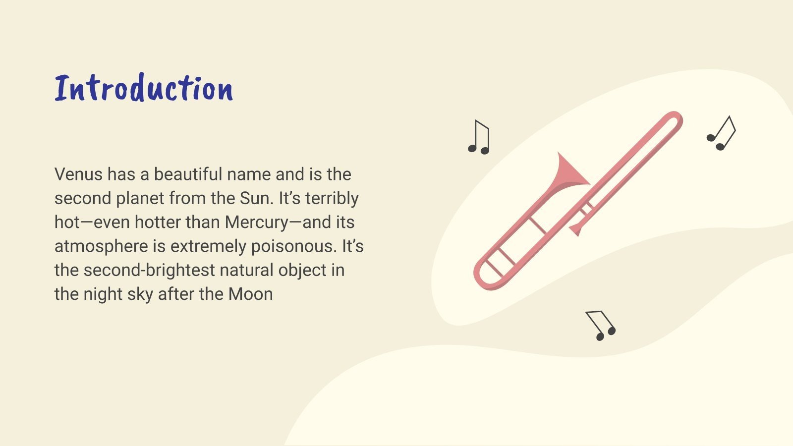 A Lecture on Music Google Slides & PowerPoint template