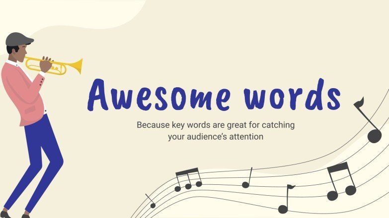 A Lecture on Music Google Slides & PowerPoint template