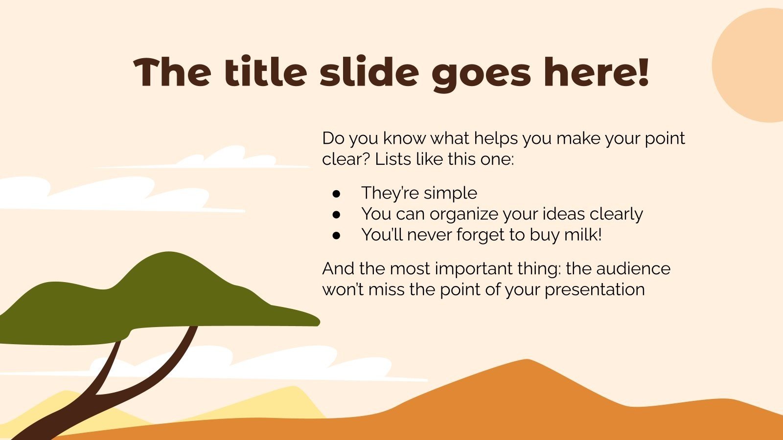 Science: Desert Biome Ecosystem | Google Slides & PowerPoint