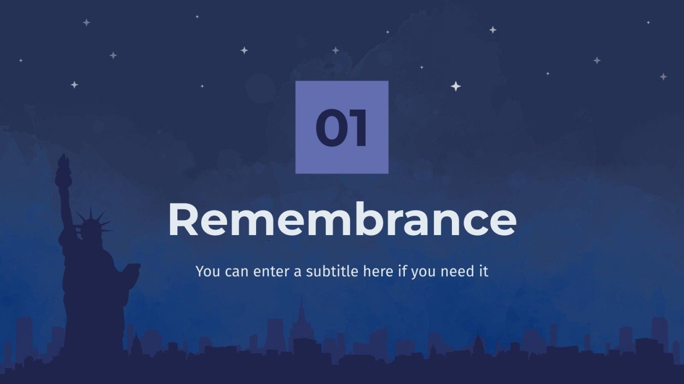 September 11 Remembrance Day | Google Slides & PPT template