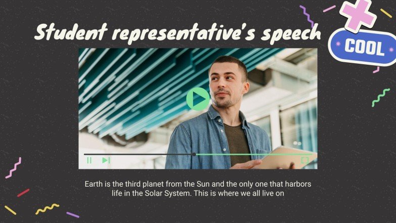 Uni-Abschlussfeier | Google Slides & PowerPoint Vorlage