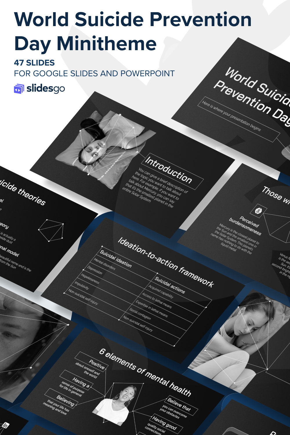 World Suicide Prevention Day Minitheme | Google Slides & PPT