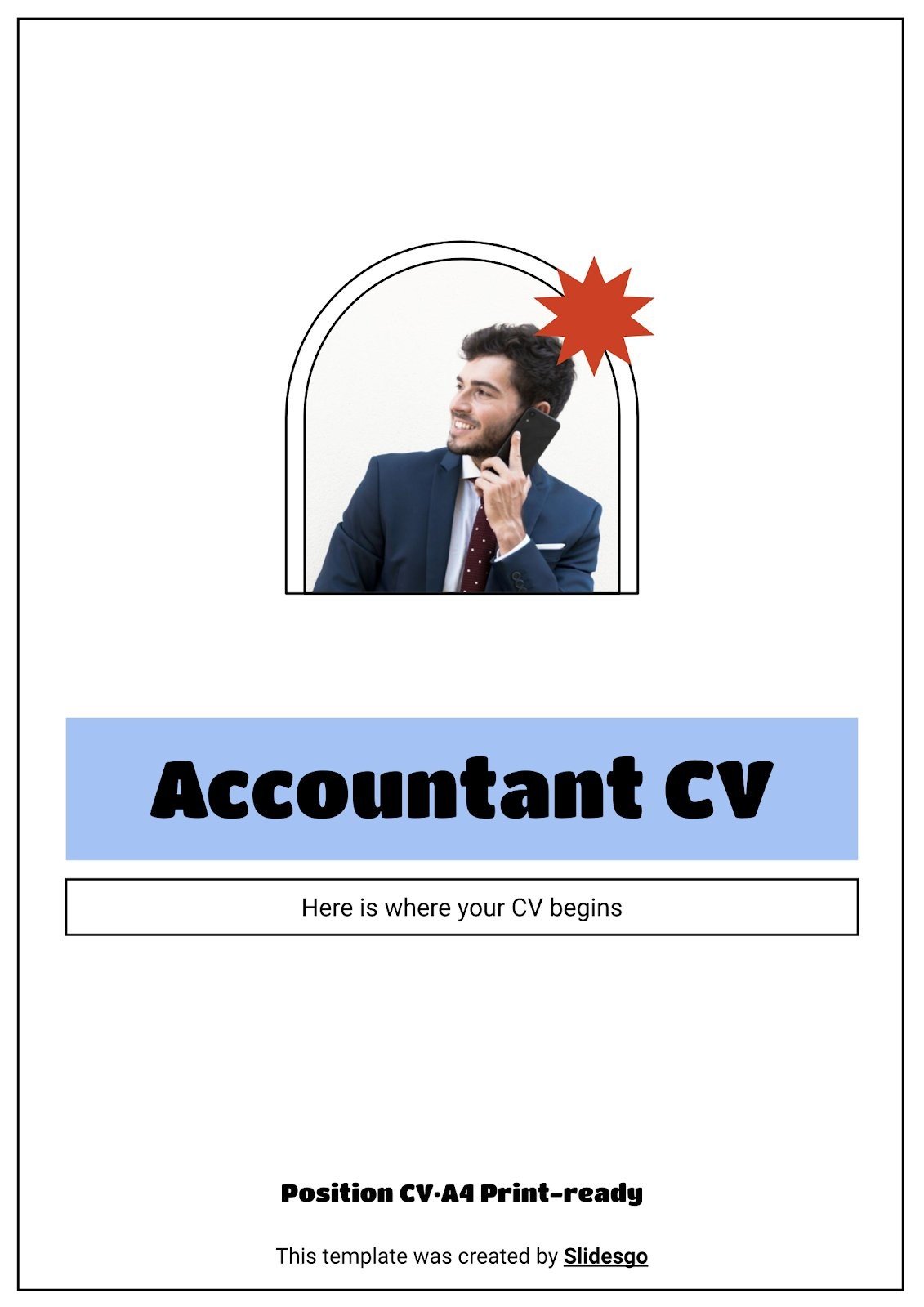 Accountant CV | Google Slides & PPT template