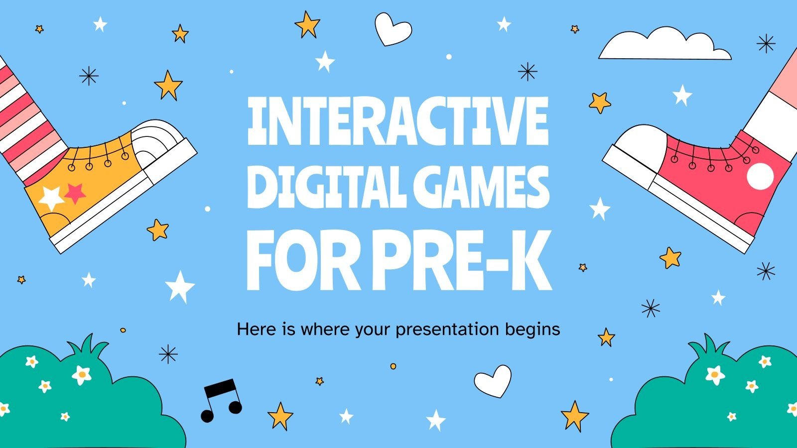 Interactive Digital Games for Pre-K | Google Slides & PPT