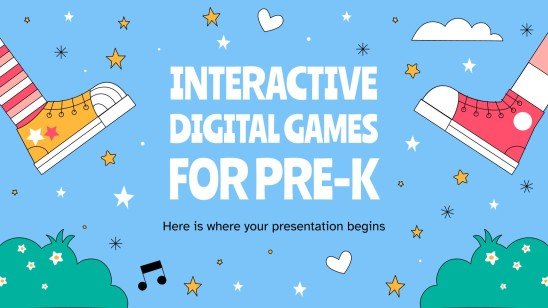 Interactive Digital Games for Pre-K | Google Slides & PPT