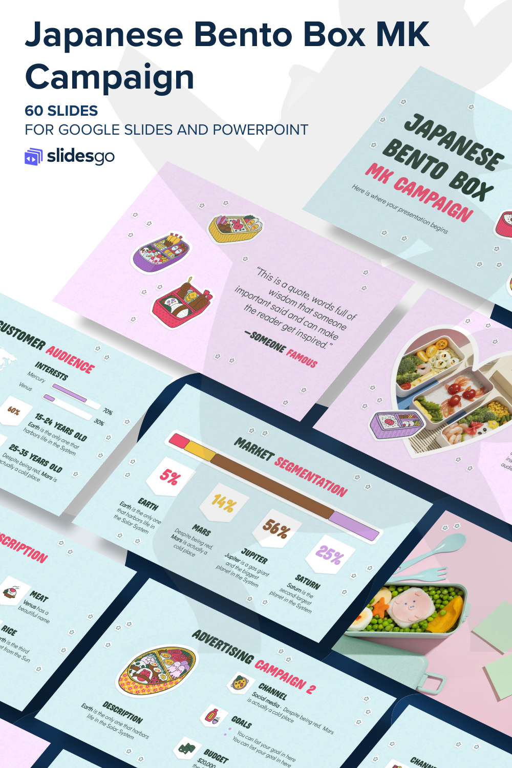 Japanese Bento Box MK Campaign | Google Slides & PowerPoint