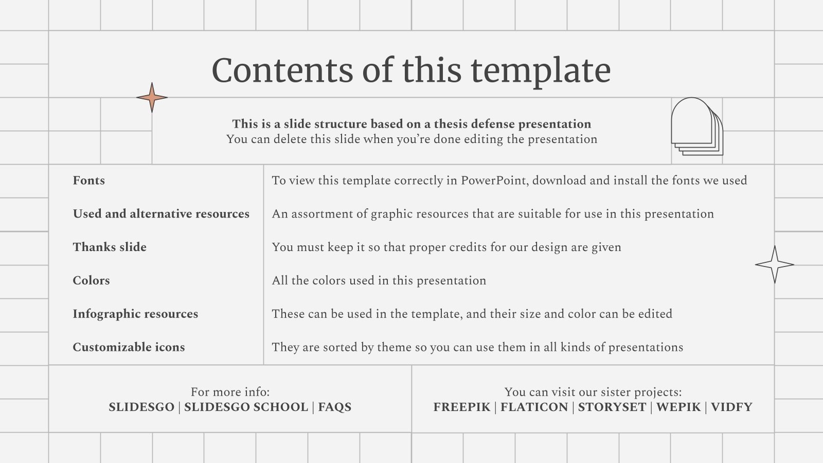 Graph Paper Style Thesis | Google Slides & PowerPoint template