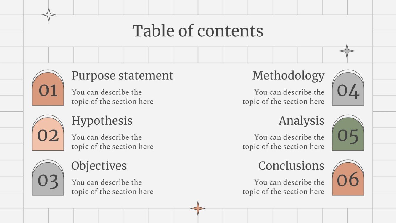 Graph Paper Style Thesis | Google Slides & PowerPoint template