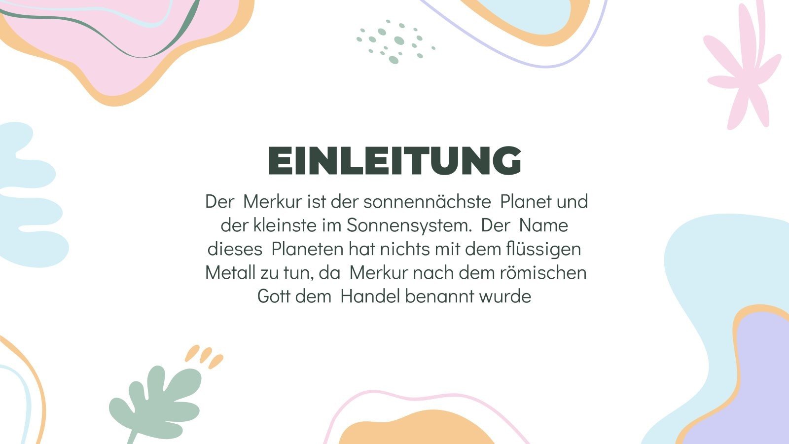 Pastel & Floral Memphis With Organic Shapes Thesis Defense