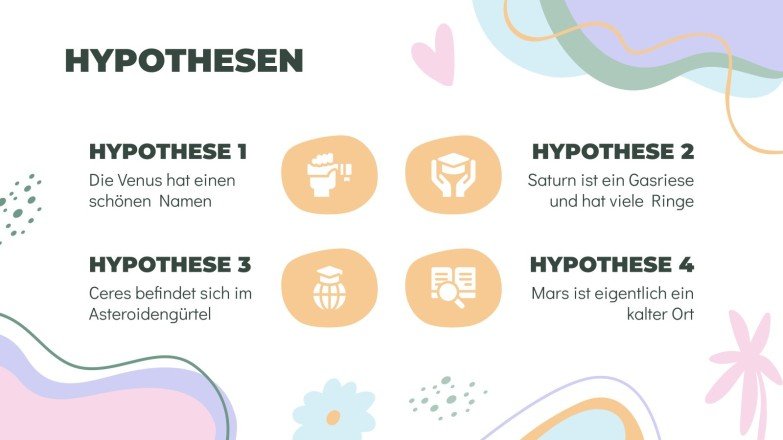 Pastel & Floral Memphis With Organic Shapes Thesis Defense