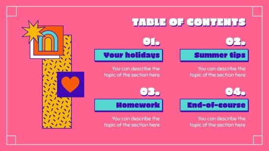 Joyeuses vacances d'été ! | Google Slides et PPT