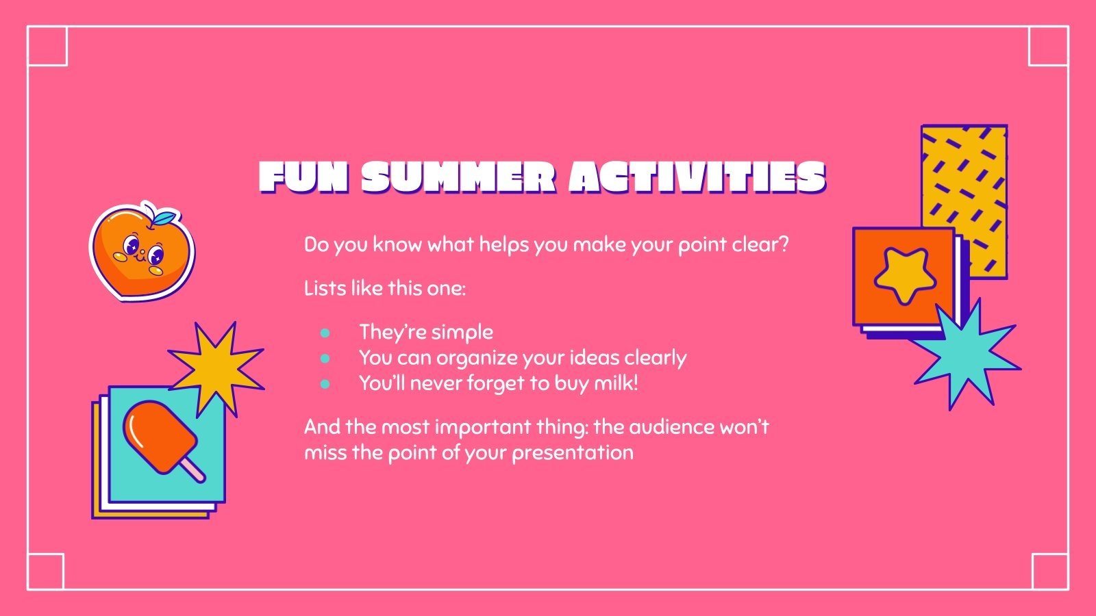 Joyeuses vacances d'été ! | Google Slides et PPT