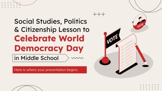 Social Studies, Politics & Citizenship for World Democracy Day