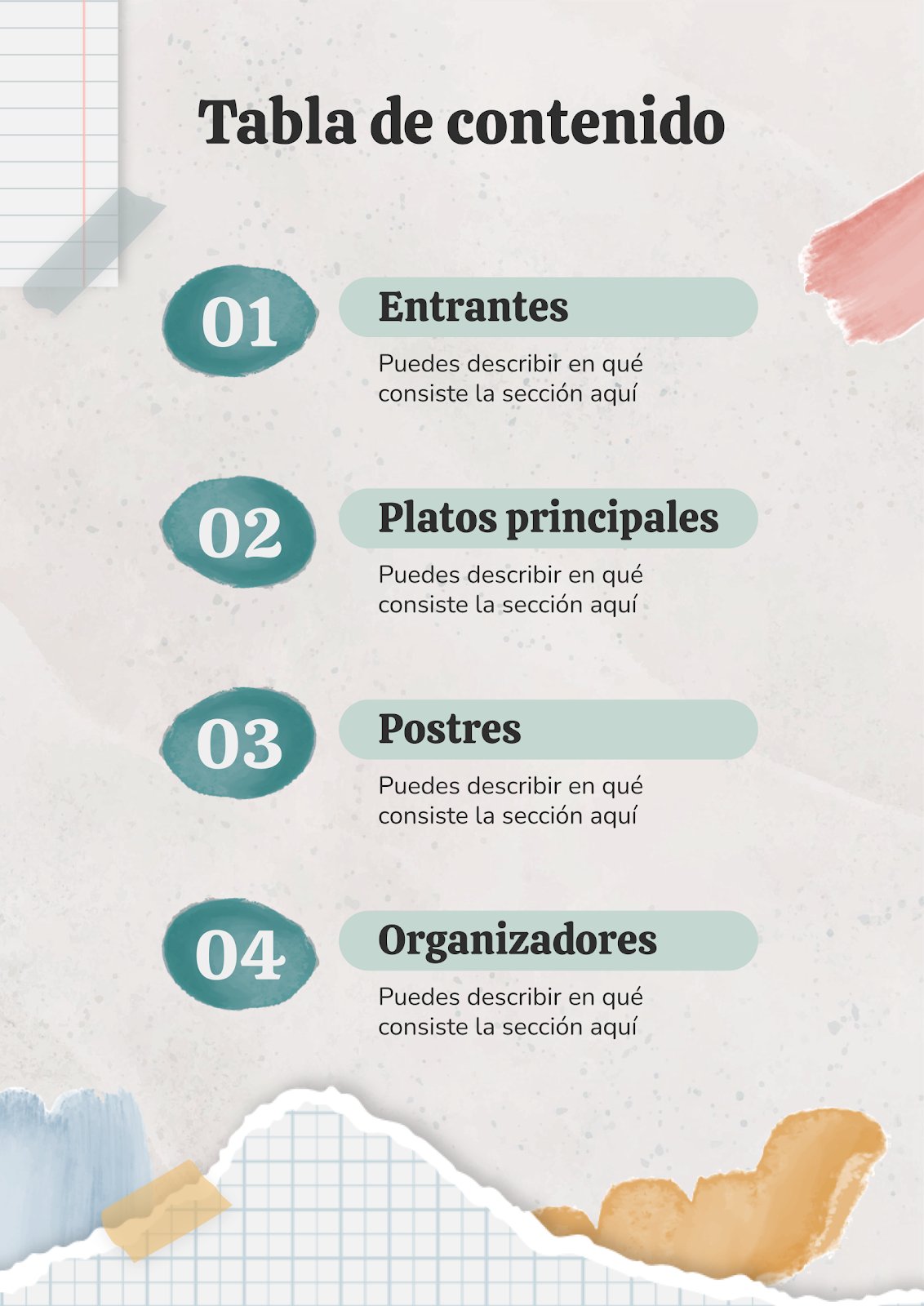 Spanish Food Cookbook | Google Slides & PowerPoint