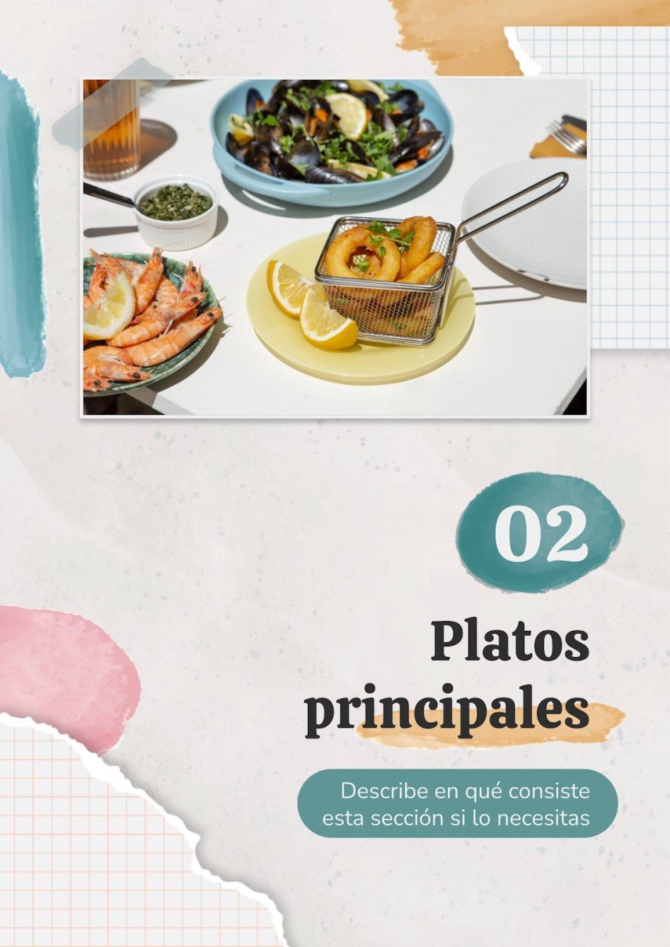 Spanish Food Cookbook | Google Slides & PowerPoint