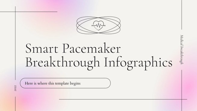Infographies pour percée sur un pacemaker intelligent