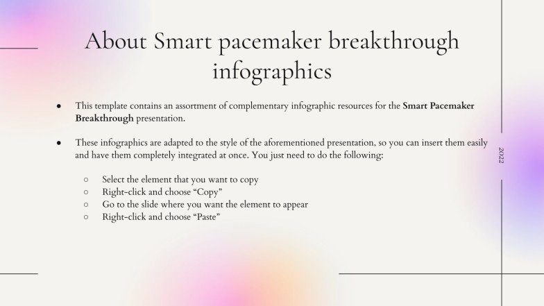 Infographies pour percée sur un pacemaker intelligent